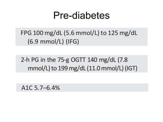 Laboratory diagnosis of diabetes mellitus | PPTX