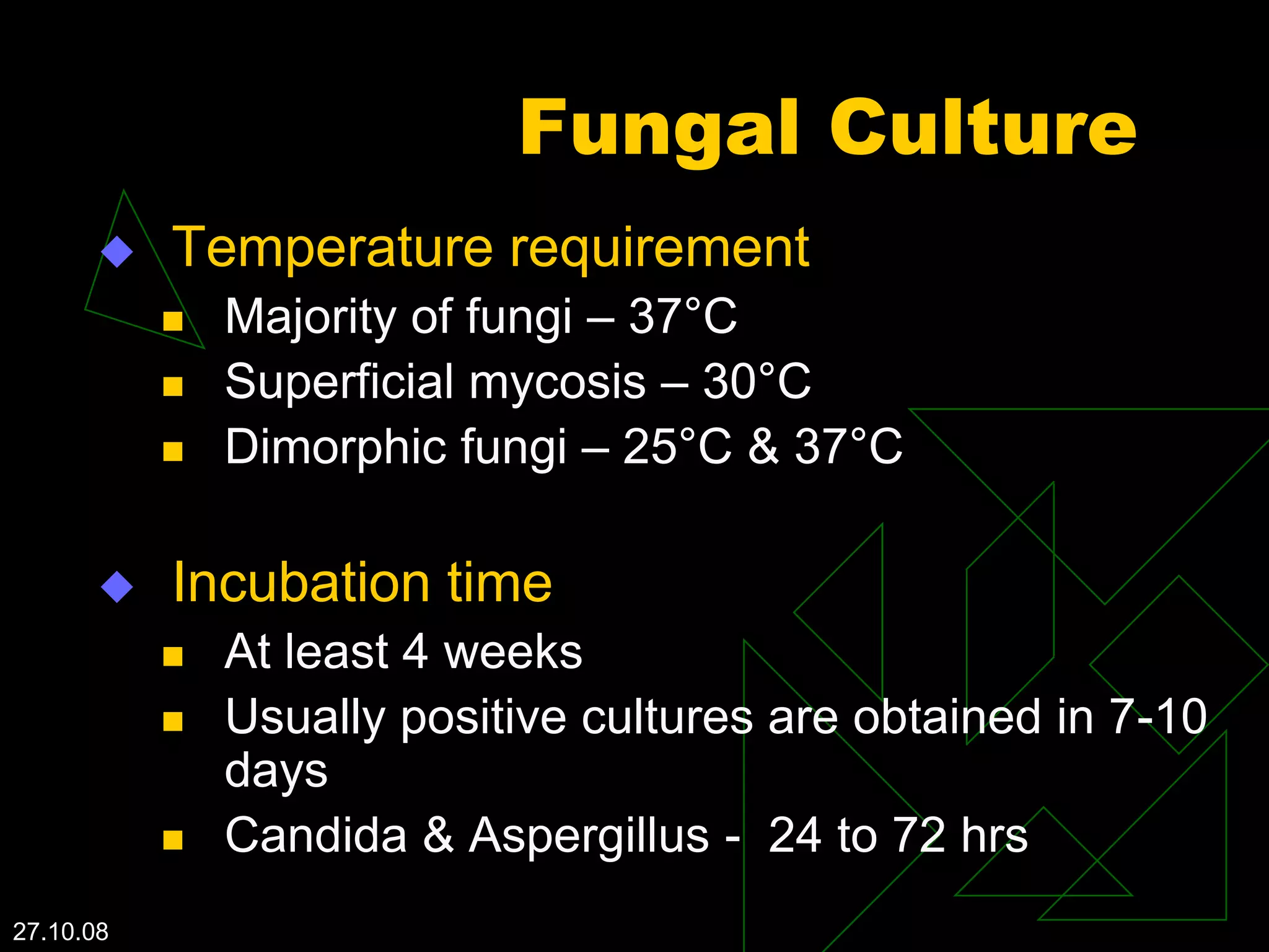 Laboratory diagnosis of fungal infections | PPT