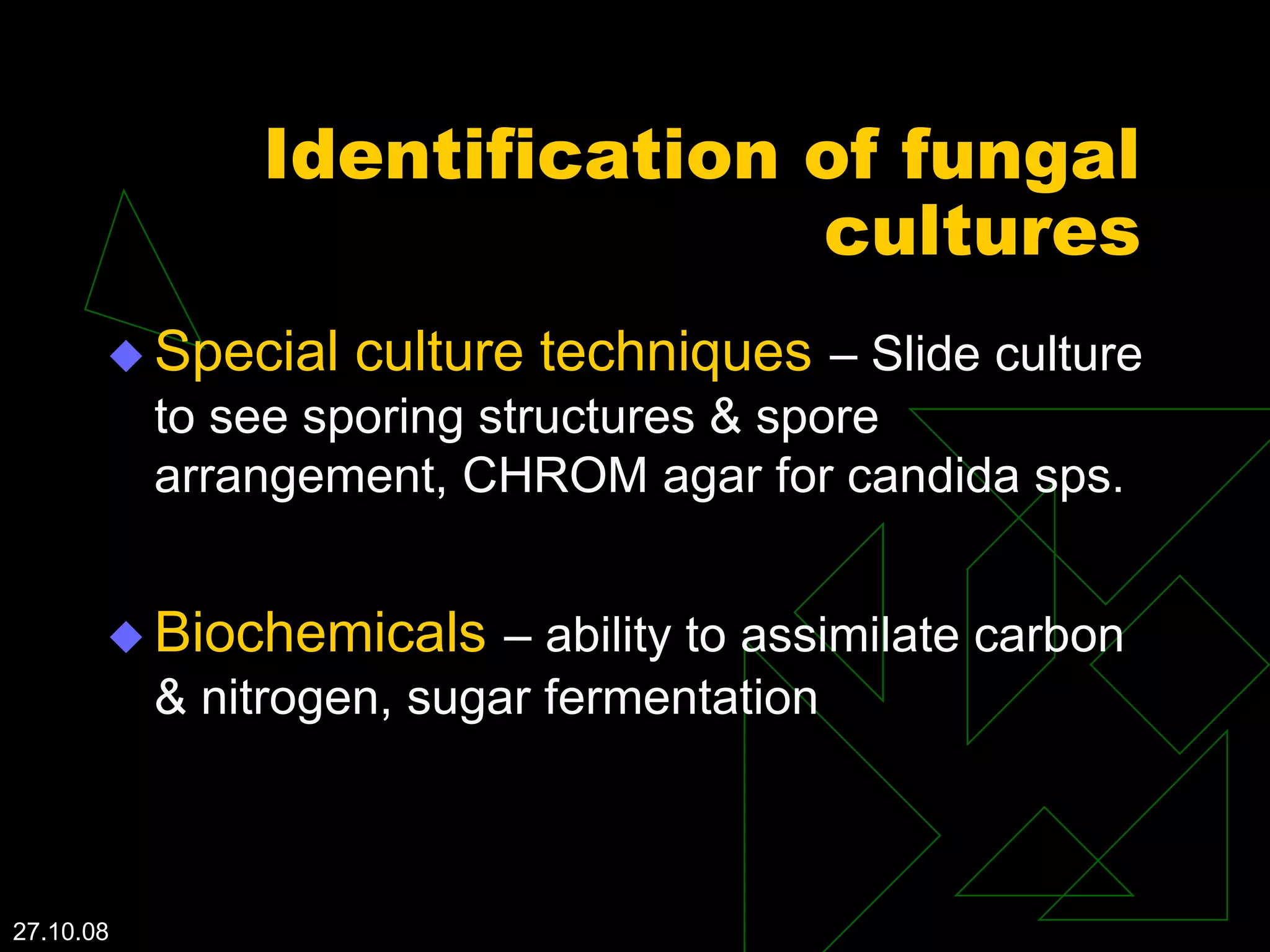 Laboratory diagnosis of fungal infections | PPT