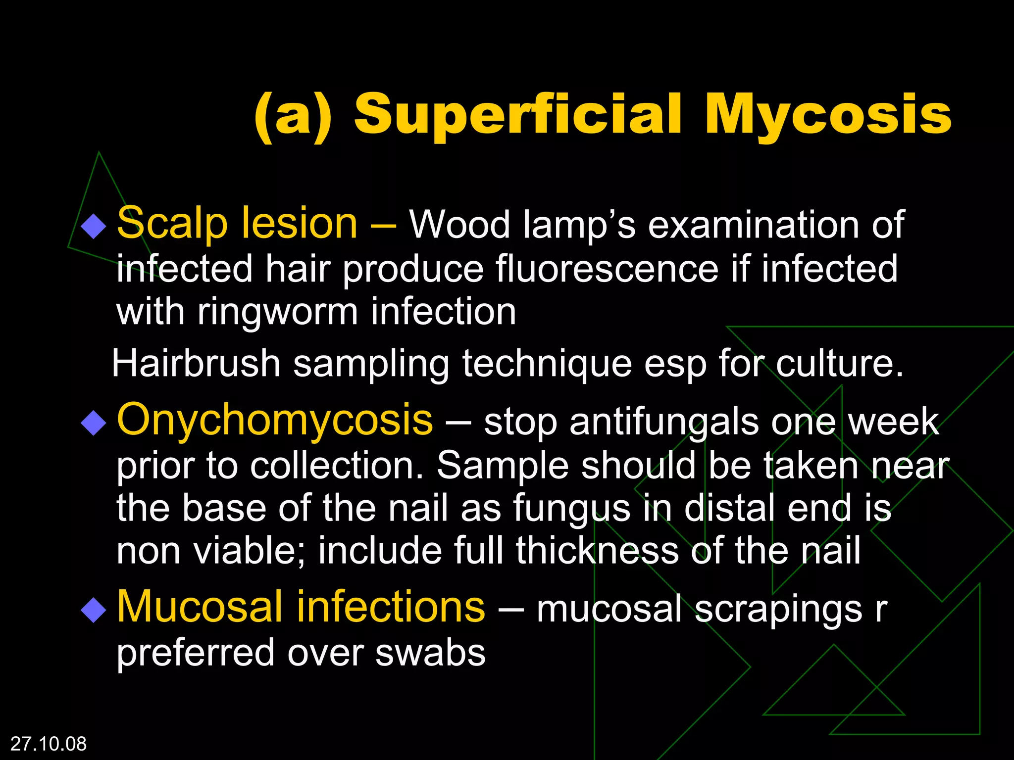 Laboratory diagnosis of fungal infections | PPT