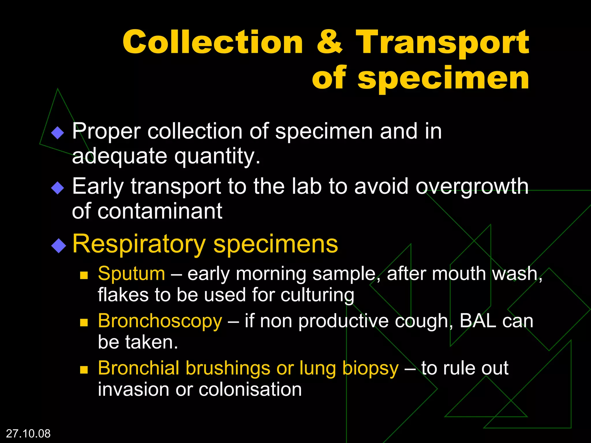 Laboratory diagnosis of fungal infections | PPT