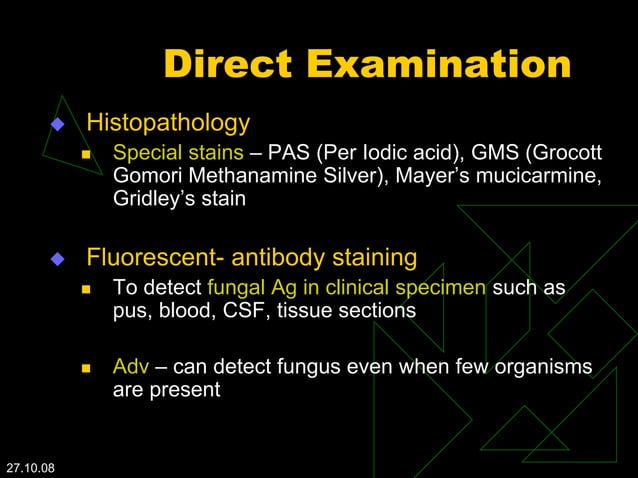 Laboratory diagnosis of fungal infections | PPT