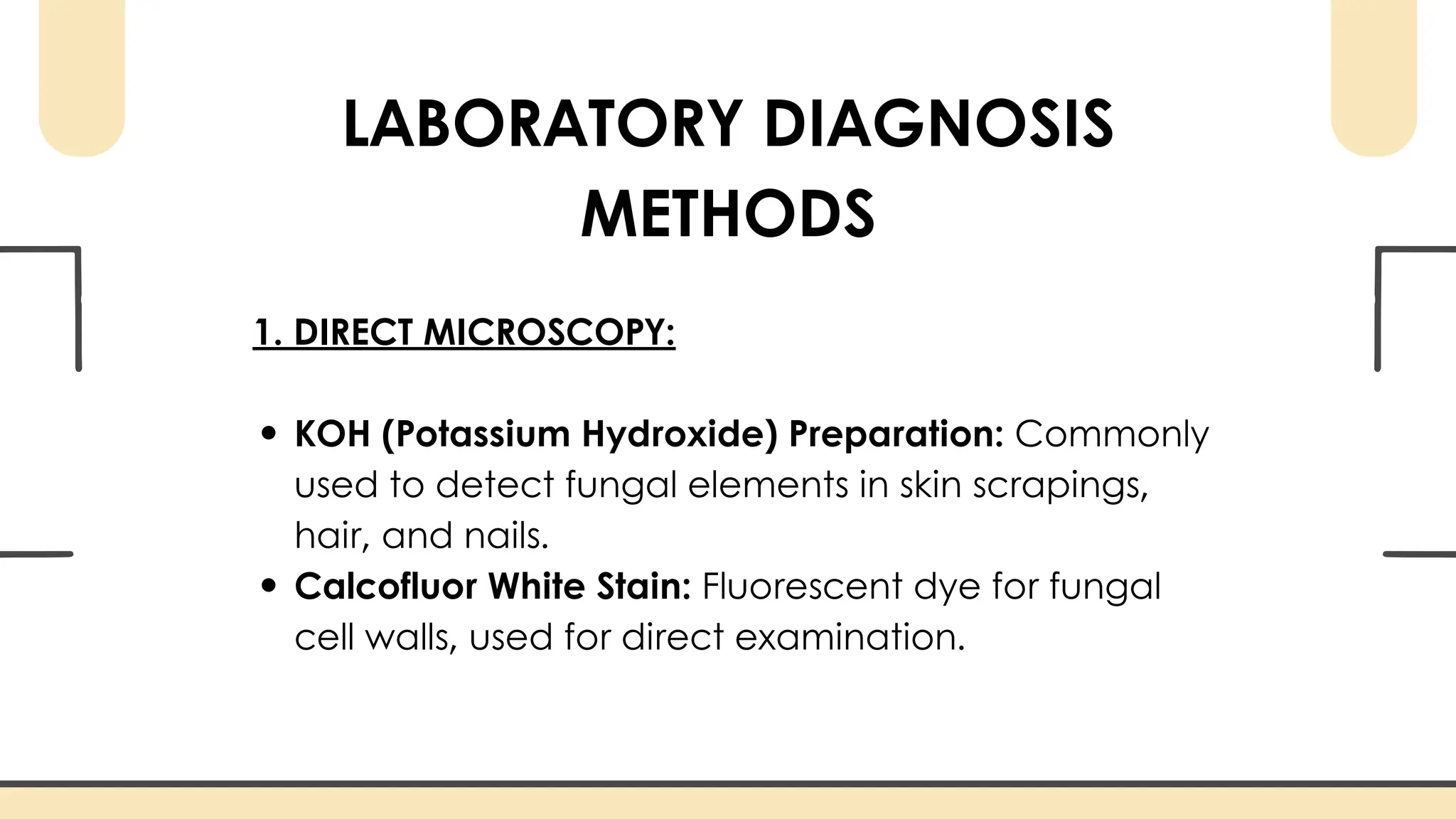 Laboratory Diagnosis of Fungal Infections | PDF