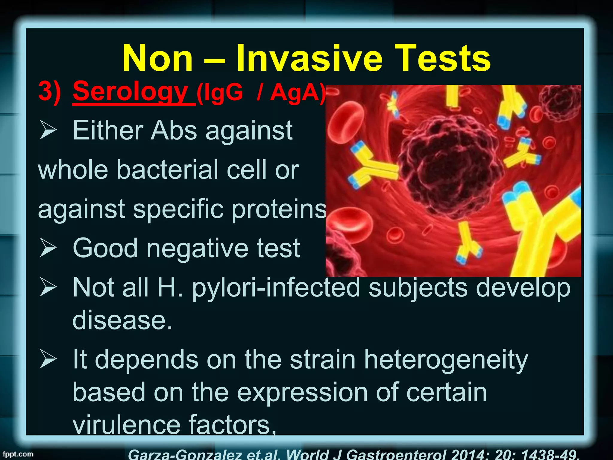 Laboratory diagnosis of H. Pylori infection, Ola Elgaddar | PDF
