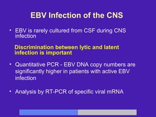 Laboratory diagnosis of herpesvirus infections of the cns | PPT