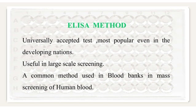 Laboratory Diagnosis Of Hiv Ppt
