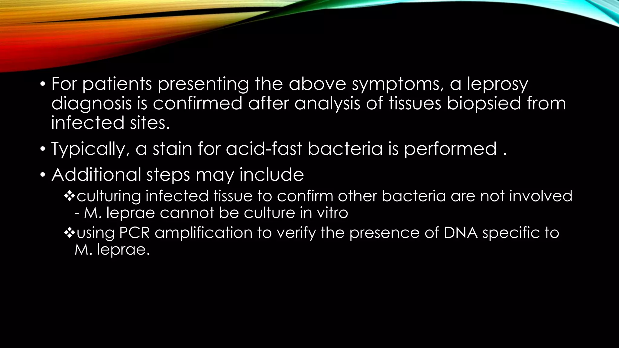 Laboratory diagnosis of leprosy | PPTX