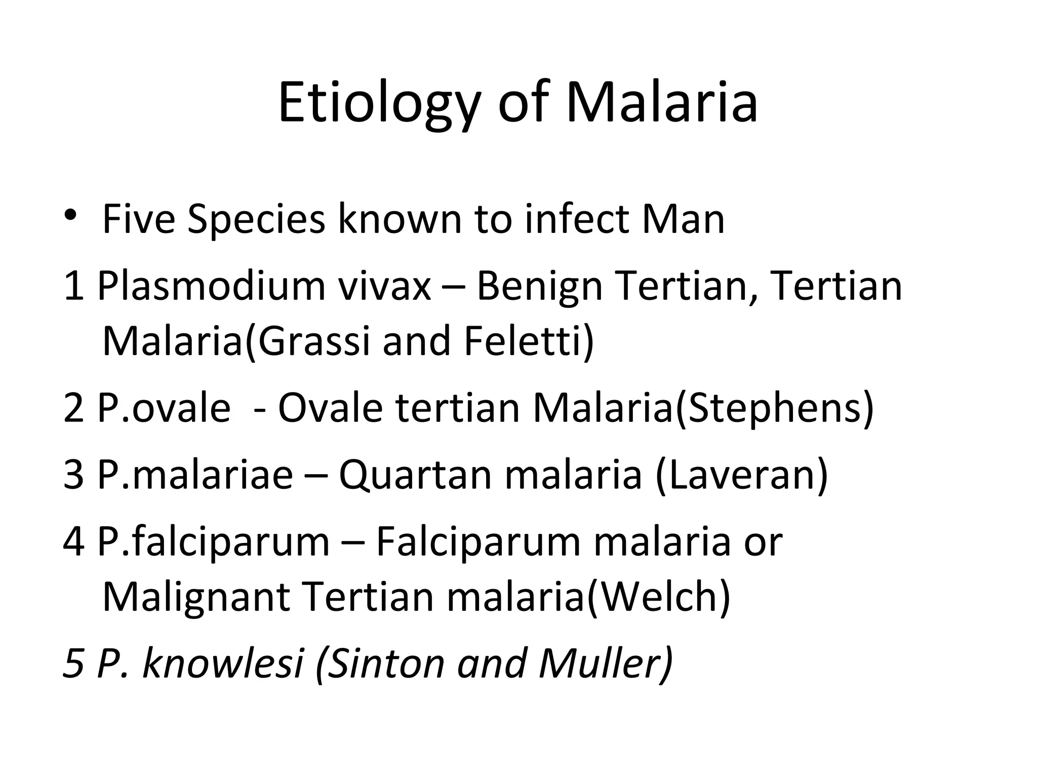 Laboratory diagnosis of malaria | PPT