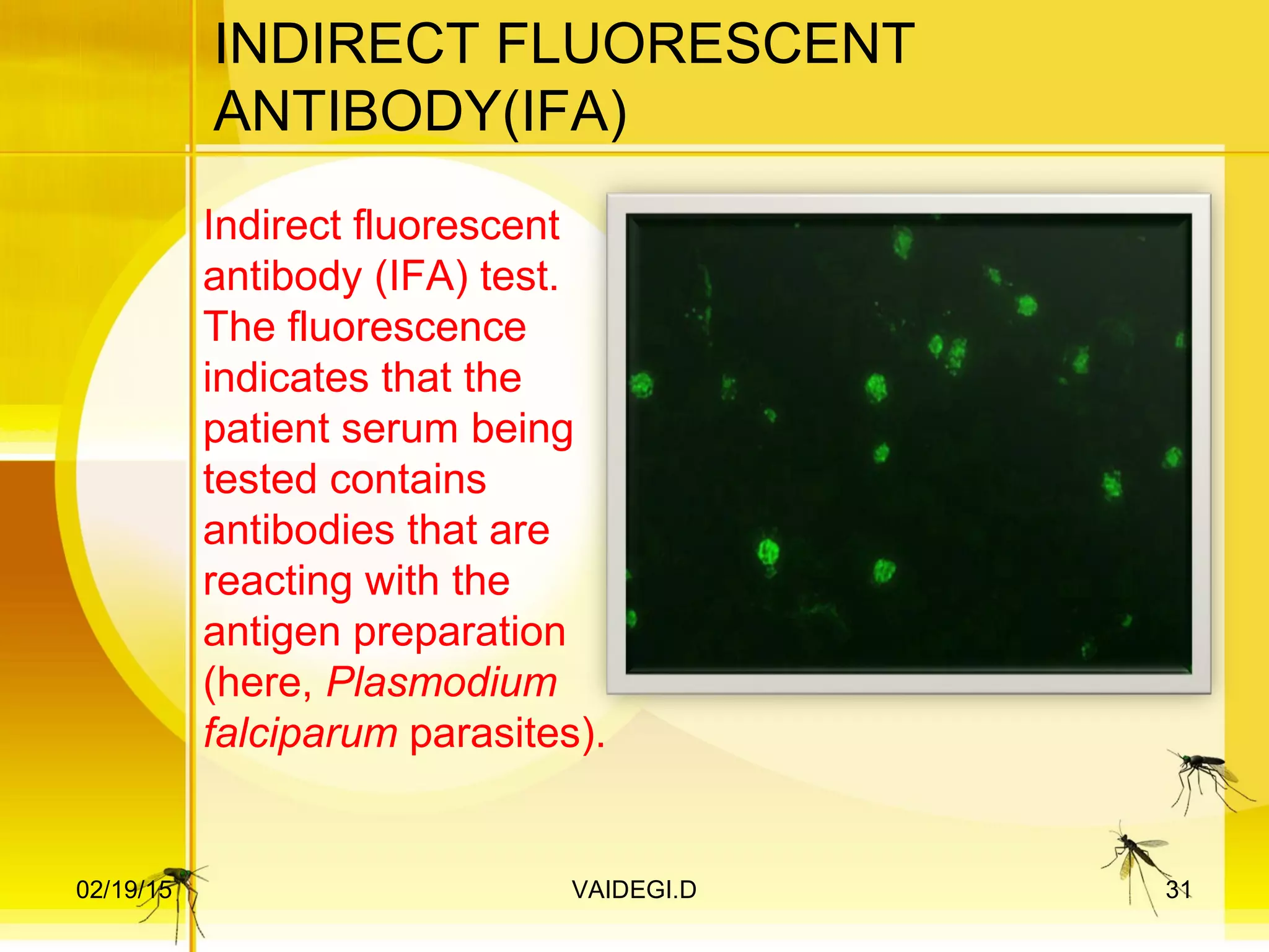 Laboratory diagnosis of malarial parasite | PPT