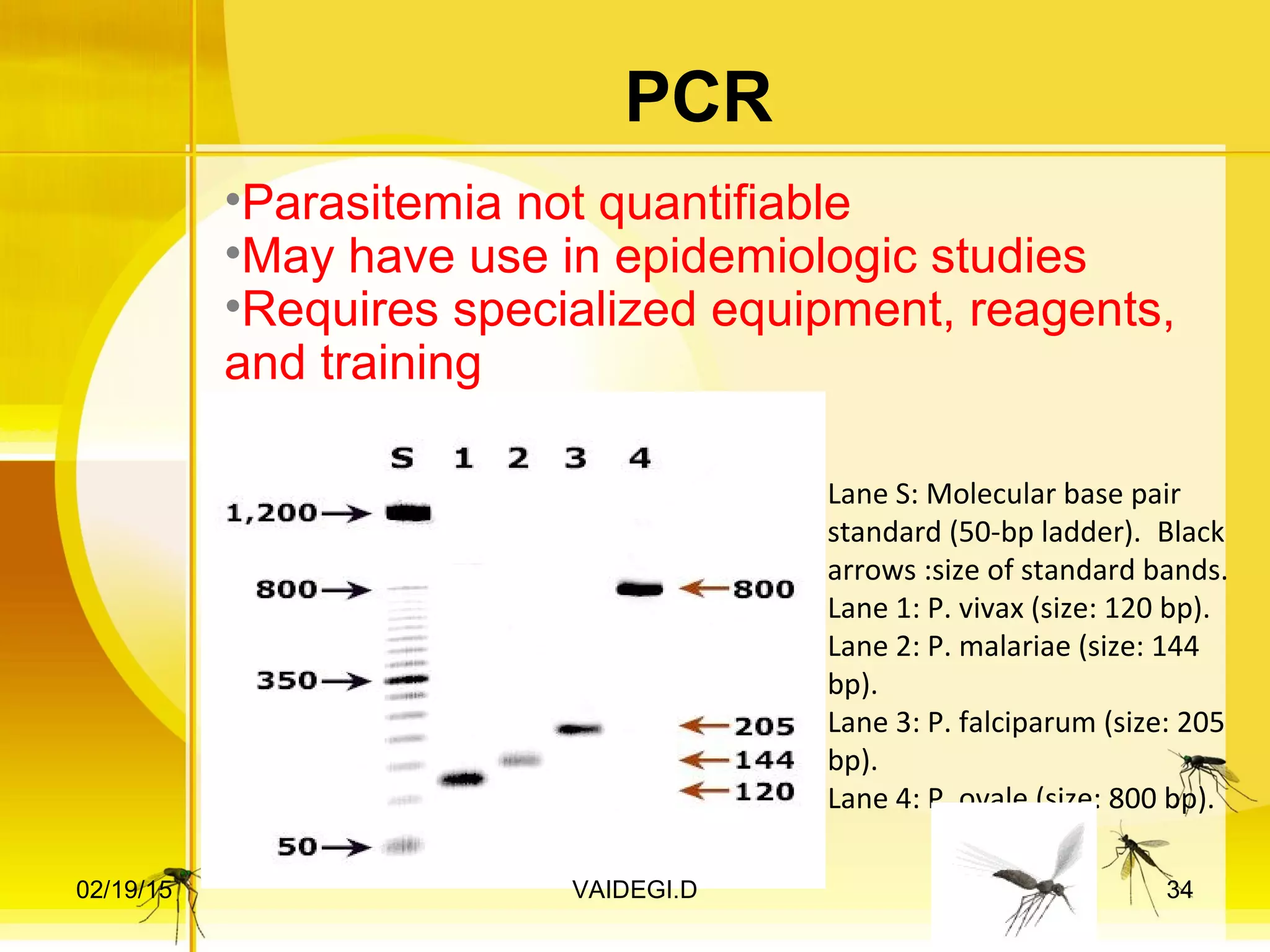 Laboratory diagnosis of malarial parasite | PPT