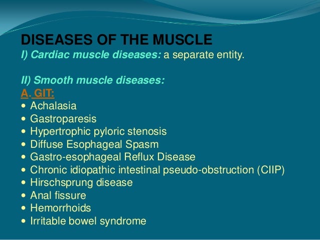 Muscular System Diseases