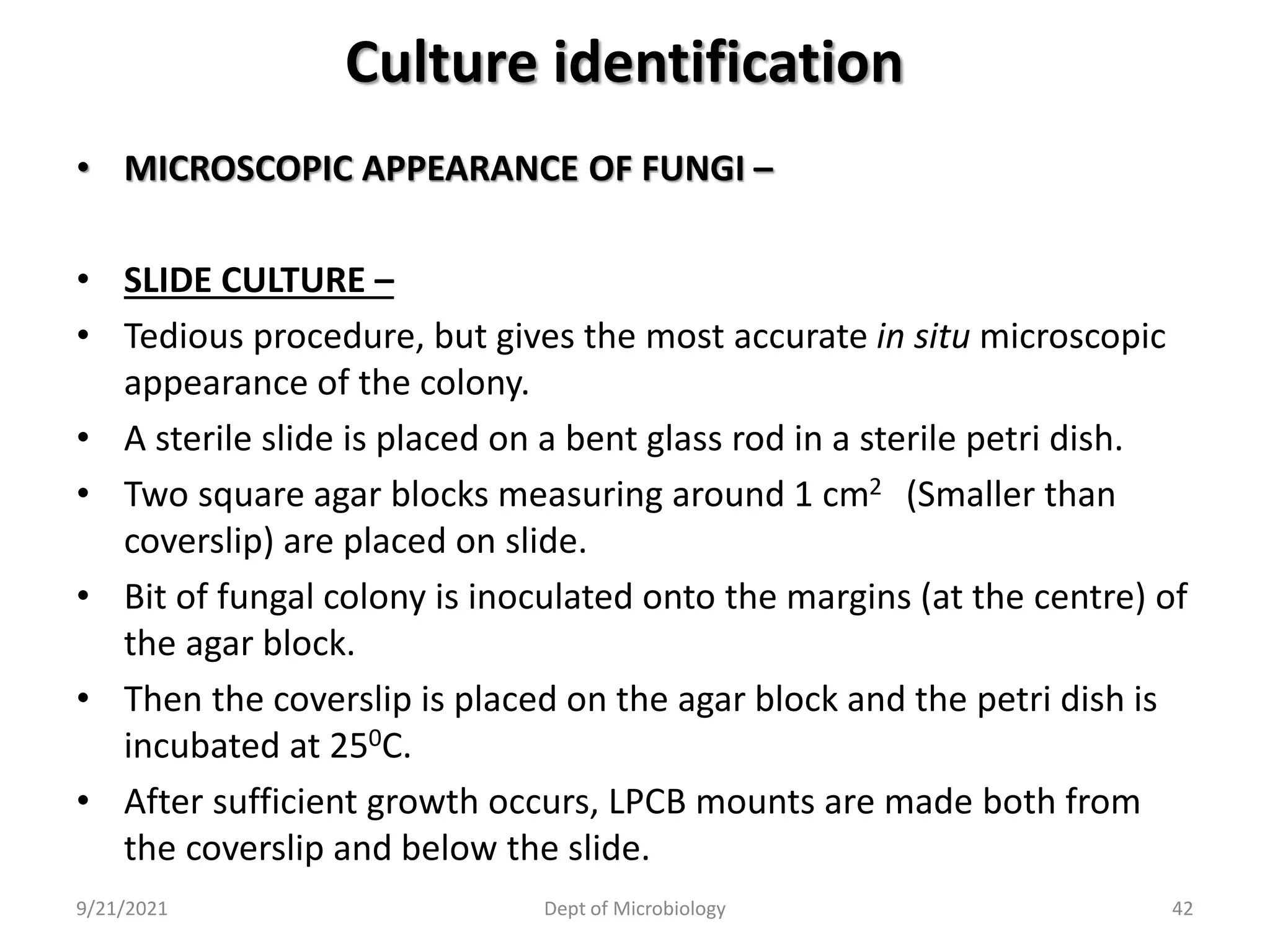 Laboratory diagnosis of mycology microscopy, staining techniques ...