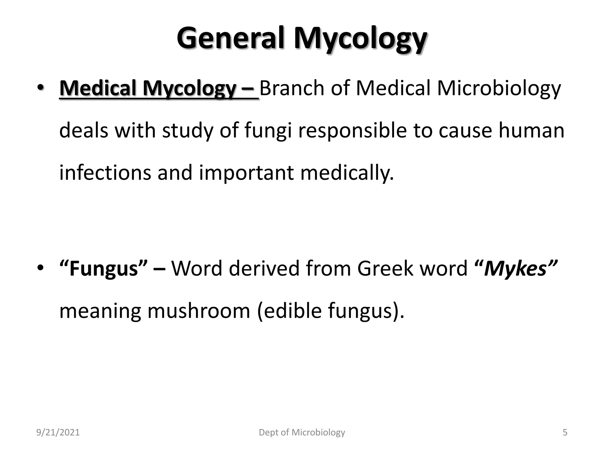 Laboratory diagnosis of mycology microscopy, staining techniques ...