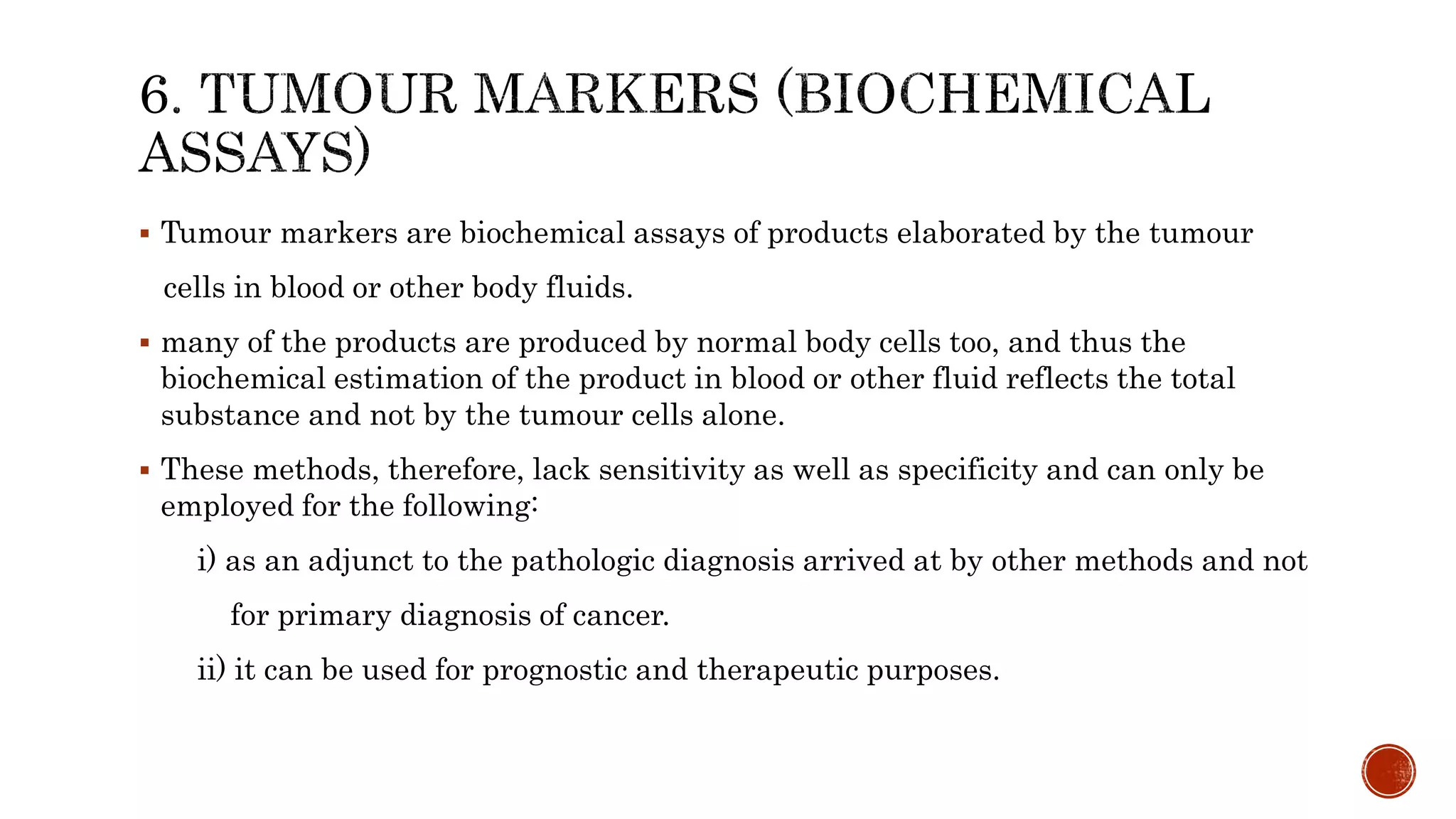 Laboratory diagnosis of neoplasm | PPTX