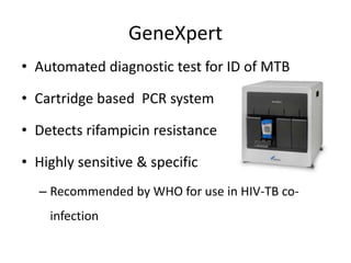 Laboratory diagnosis of pulmonary TB .ppt