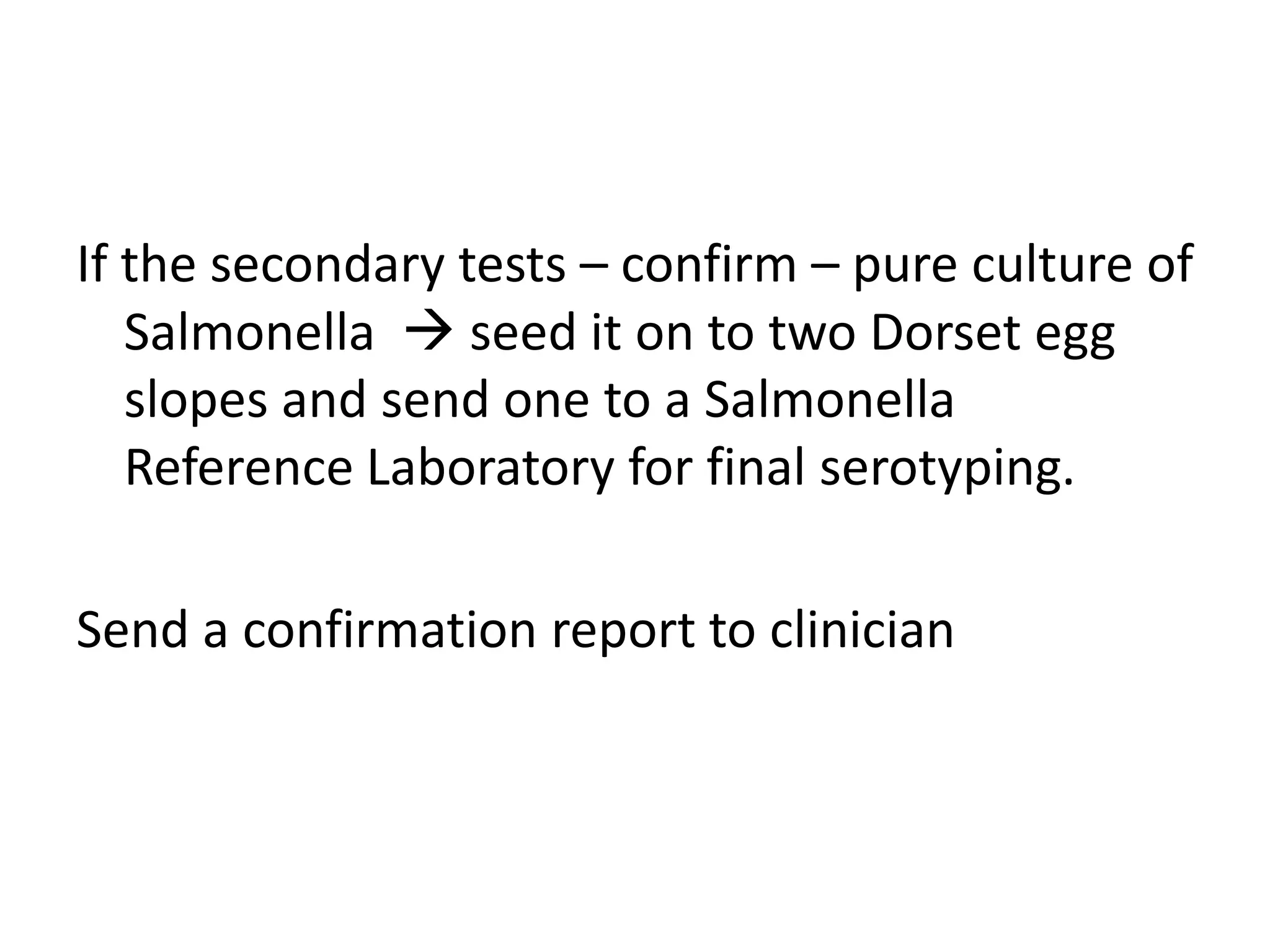 Laboratory diagnosis of salmonella | PPTX