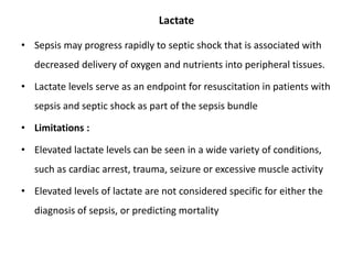 Laboratory diagnosis of sepsis | PPTX