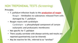 Laboratory diagnosis of syphilis | PPTX