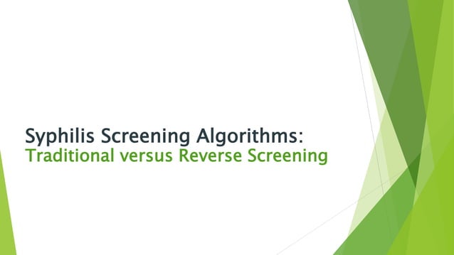 Laboratory diagnosis of syphilis | PPTX | Infectious Diseases ...