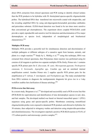 Laboratory diagnosis of the causative dermatophytes of tinea capitis | PDF