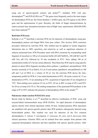 Laboratory diagnosis of the causative dermatophytes of tinea capitis | PDF