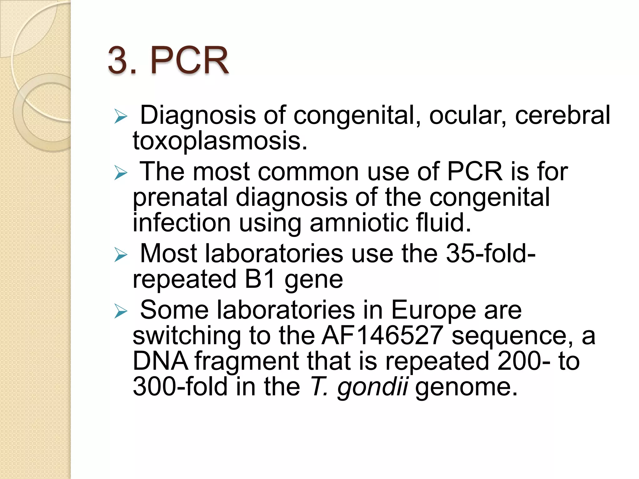 Laboratory diagnosis of toxoplasmosis | PPTX
