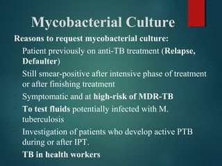 Laboratory diagnosis of Tuberculosis gs | PPT