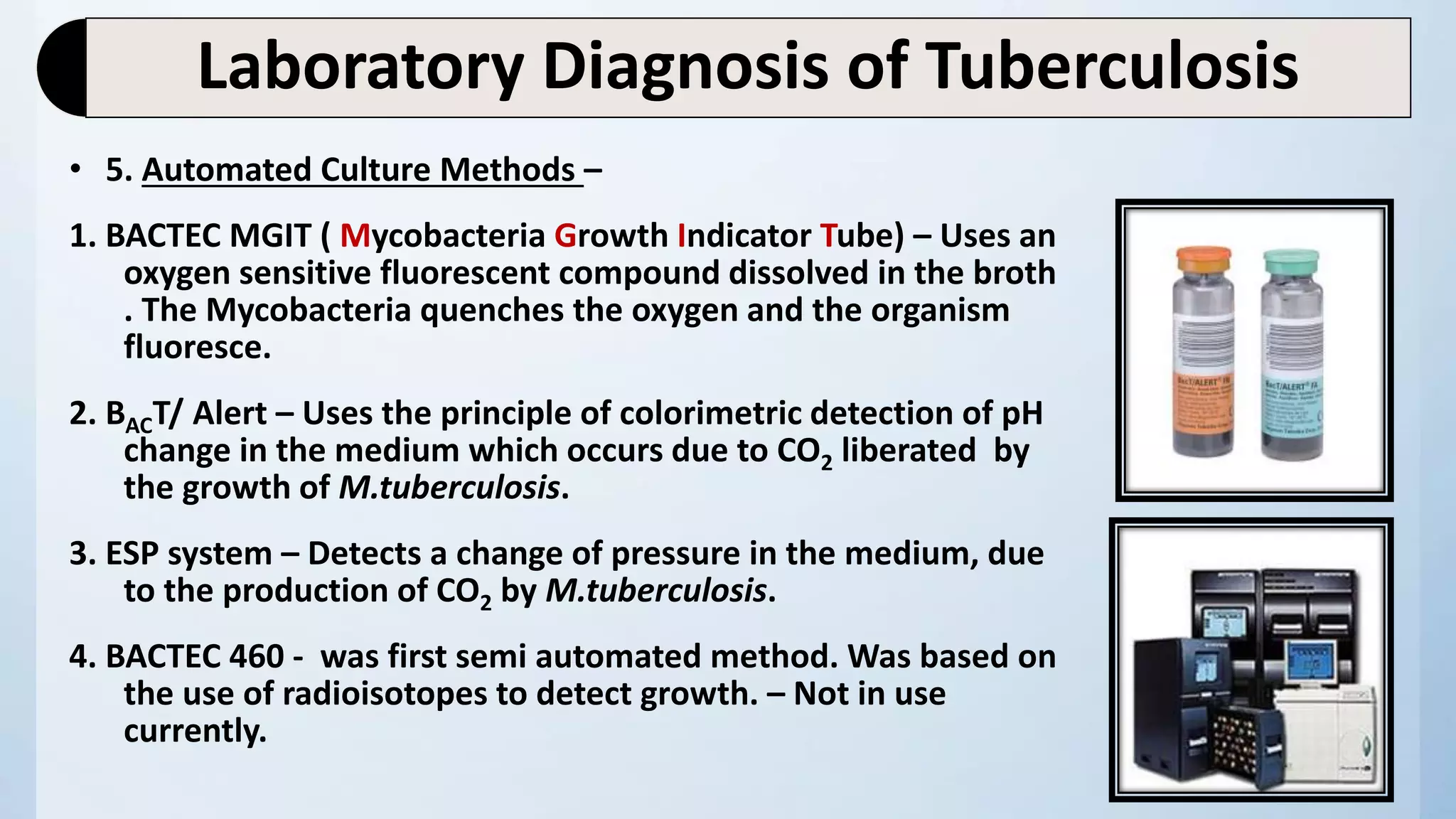 Laboratory diagnosis of tuberculosis pract. | PPTX