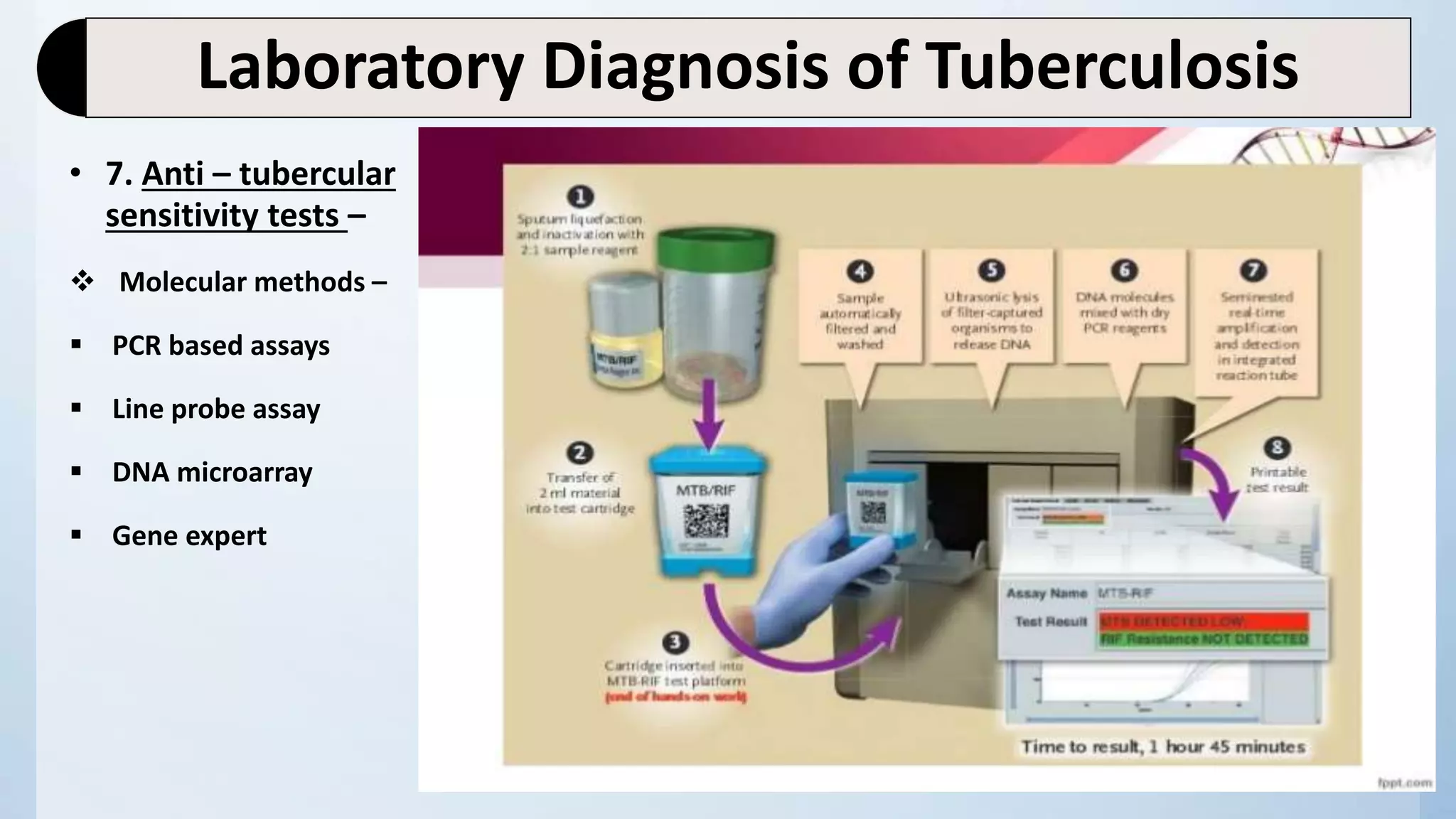 Laboratory diagnosis of tuberculosis pract. | PPTX