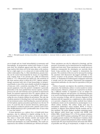 Laboratory diagnosis of visceral leishmaniasis | PDF