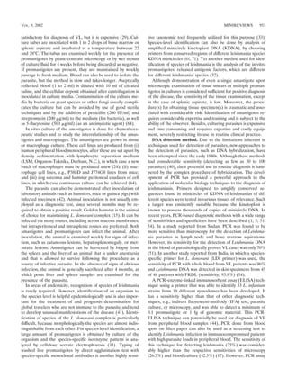 Laboratory diagnosis of visceral leishmaniasis | PDF