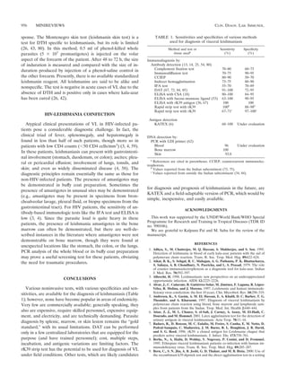 Laboratory diagnosis of visceral leishmaniasis | PDF