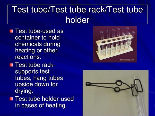 Laboratory Equipment - Use of Equipment
