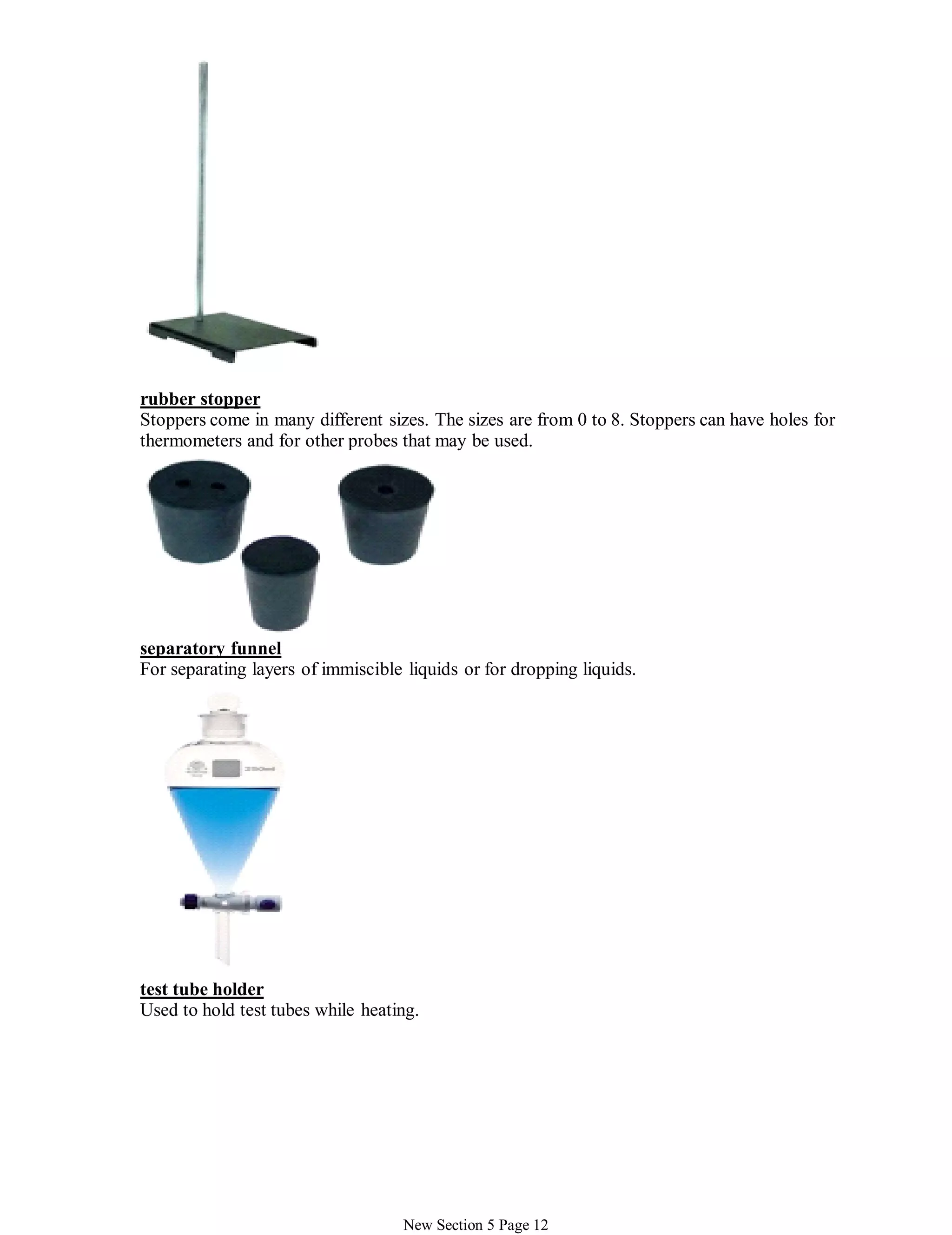 Laboratory equipment and apparatus | PDF