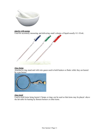 Laboratory equipment and apparatus | PDF
