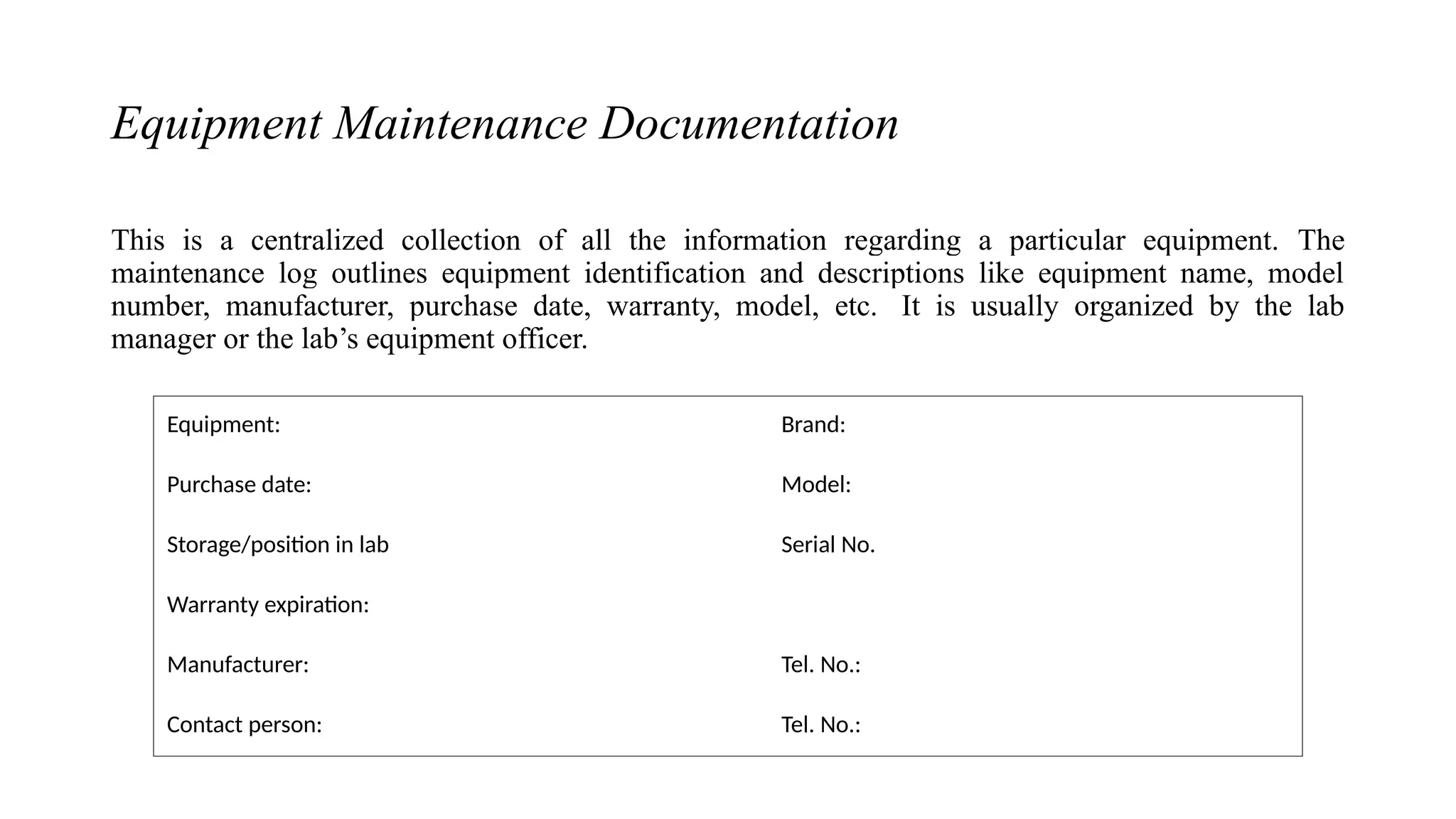 Laboratory Equipment Care and Maintenance.pptx