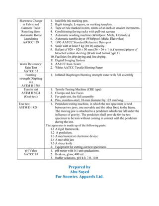 Laboratory equipments | PDF | Needlework | Arts and Crafts