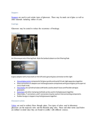 Laboratory equipments in english | DOCX