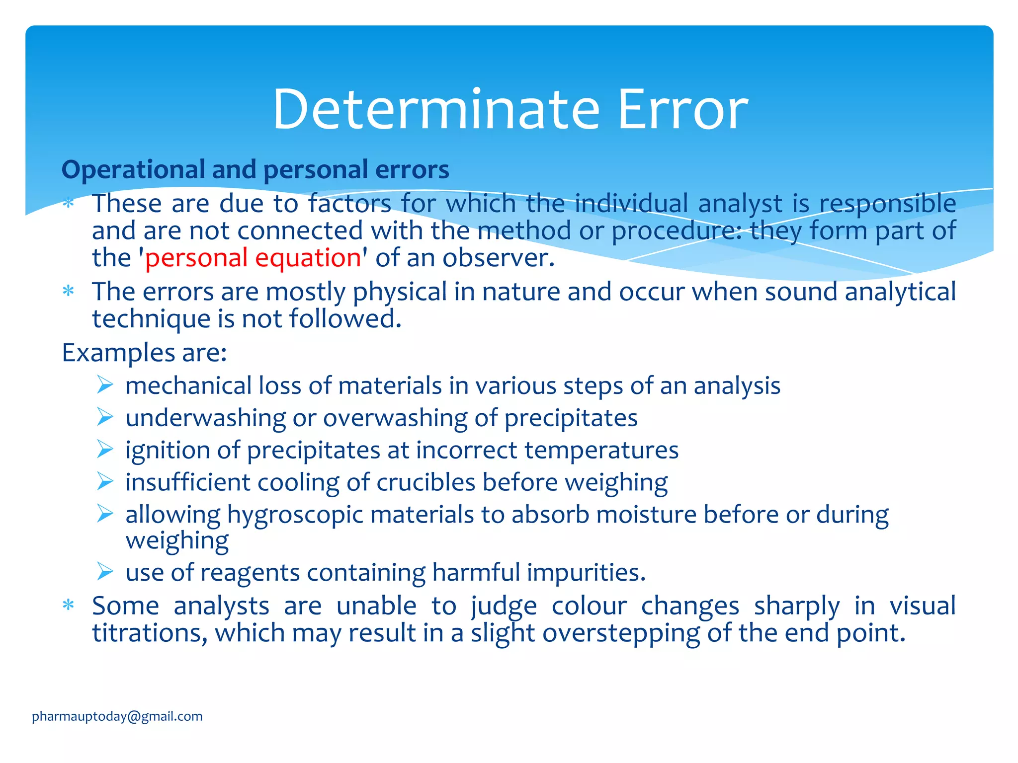 Laboratory Errors | PPTX