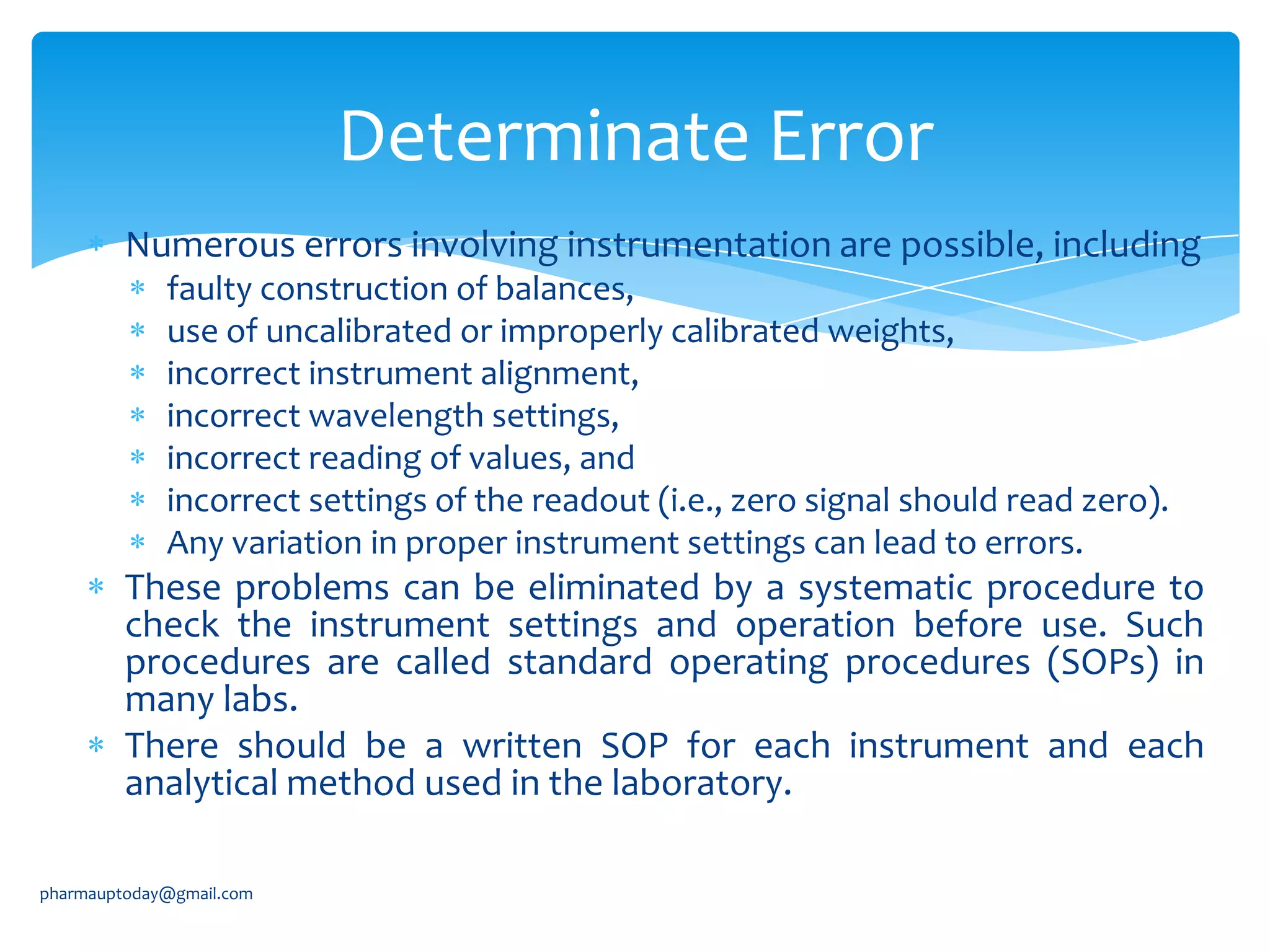 Laboratory Errors | PPTX