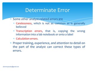 Laboratory Errors | PPTX