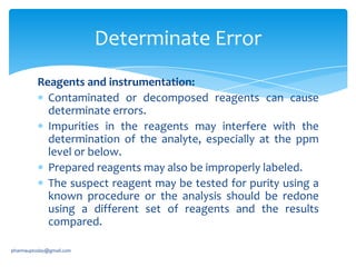 Laboratory Errors | PPTX
