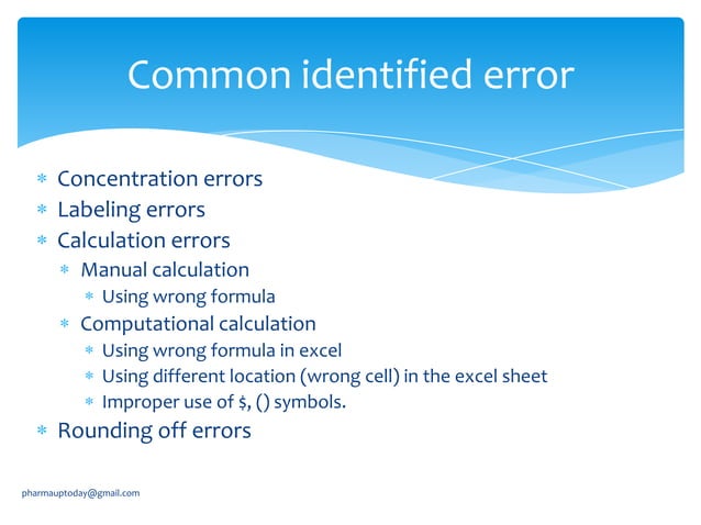Laboratory Errors | PPTX | Pharmaceutical Industry | Industries