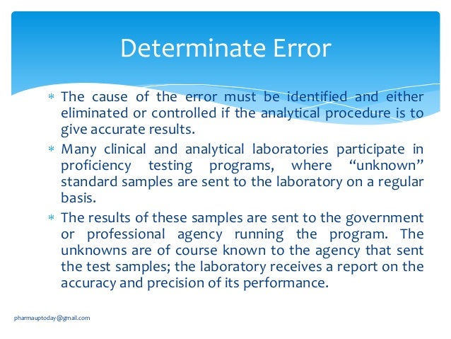 Laboratory Errors