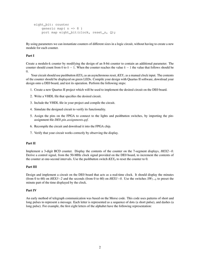 Laboratory exercise 5 | PDF