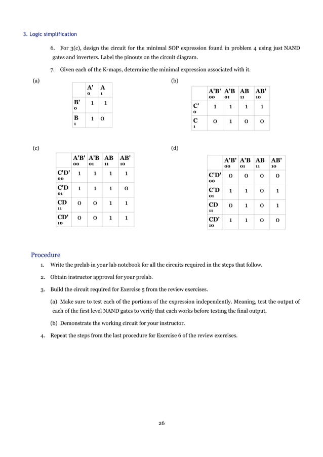 Laboratory exercises (digital logic | PDF | Programming Languages | Computing