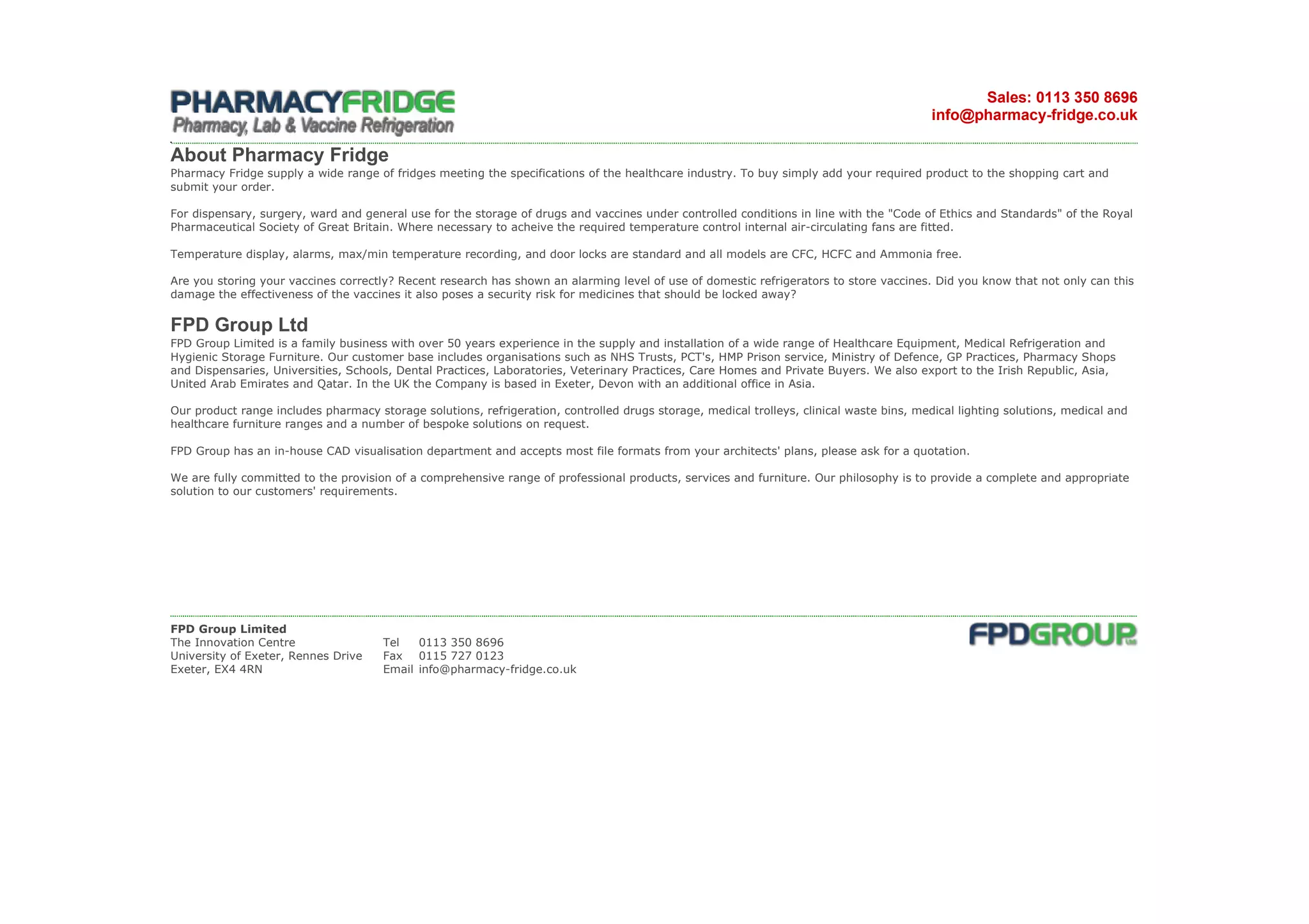 Laboratory Freezer Brochure | PDF
