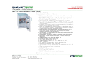 Laboratory Freezer Brochure | PDF