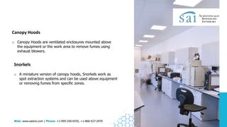 Laboratory Fume Hoods and Flow Hoods: Laboratory vent systems and ...