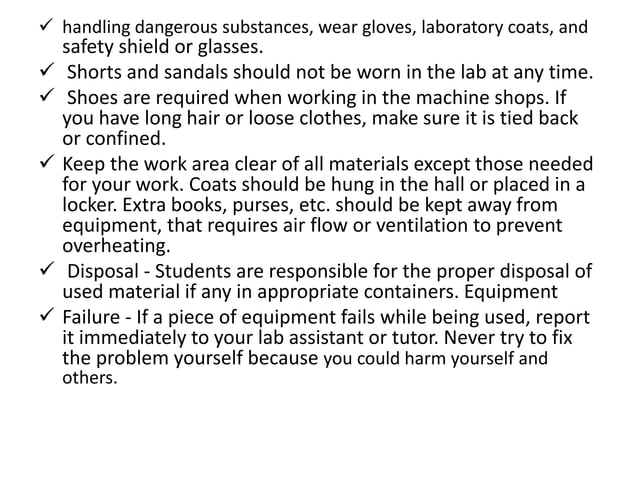 Laboratory hazards, safety and contamination | PDF